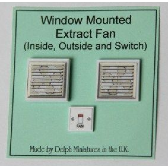 Delph Miniatures Window Mount Extractor Fan